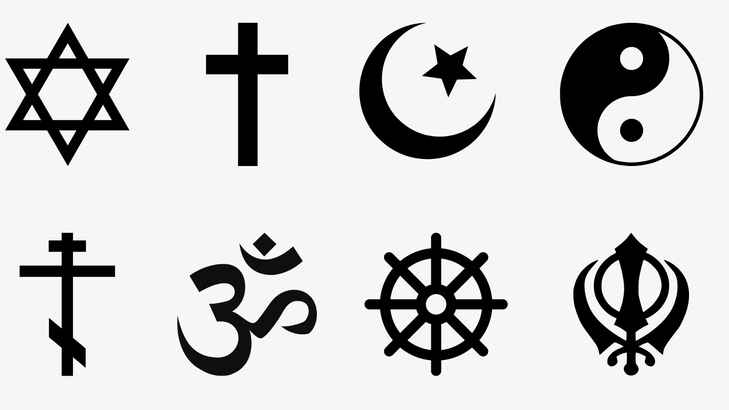 Exemples de signes religieux à travers le monde